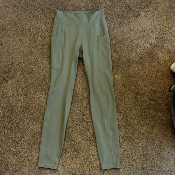 Gilly Hicks | Pants & Jumpsuits | Green Gilly Hicks Leggings | Poshmark